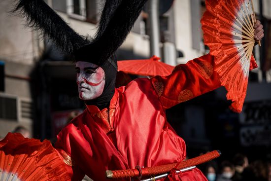 Costumed Man Participate Traditional Dance Chinese Editorial Stock ...