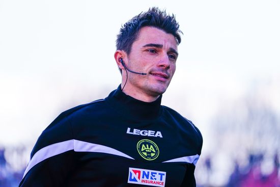 Alessandro Prontera Referee During Italian Championship Editorial Stock ...