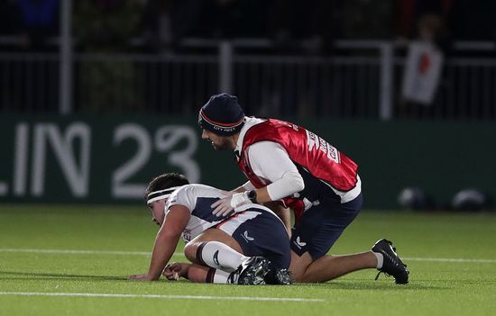 Jamie George Saracens Tended By Physio Editorial Stock Photo - Stock ...