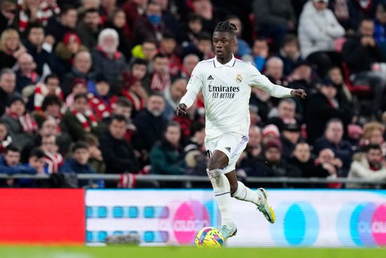 Eduardo Camavinga Central Midfield Real Madrid Editorial Stock Photo ...