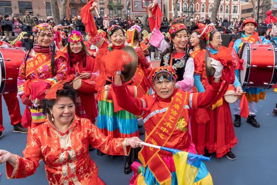 Chinese Music Group Traditional Clothing Pose Editorial Stock Photo ...