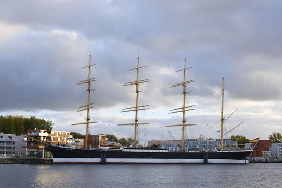 Fourmasted Barque Passat Sailing Ship Museum Editorial Stock Photo ...