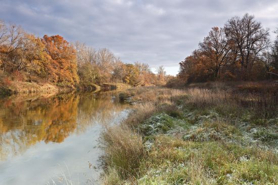 Late Autumn On Mulde River Near Editorial Stock Photo - Stock Image ...