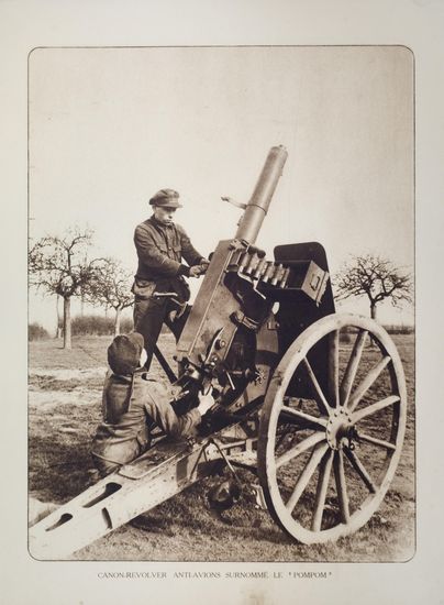 Artillery Soldiers Shooting Antiaircraft Gun Flanders Editorial Stock ...