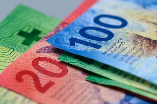 Swiss Banknotes Banknotes Switzerland Editorial Stock Photo - Stock ...