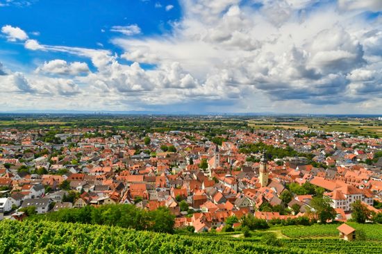 Old Town Called Schriesheim Viewed Odenwald Editorial Stock Photo ...