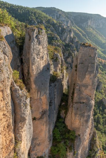 Landscape Wild Preserved Valley Canyon Cevennes Editorial Stock Photo ...