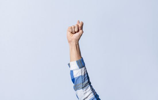 Hand Gesturing Letter T Sign Language Editorial Stock Photo - Stock ...