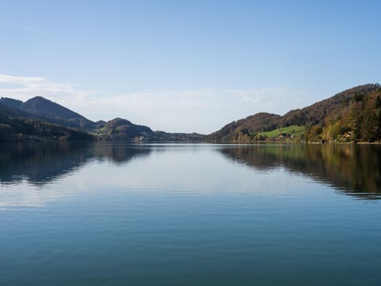 Fuschlsee Autumn Fuschl See Salzkammergut Salzburger Editorial Stock ...