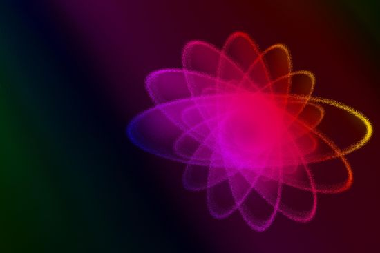 Theme Physics Atomic Nucleus Cosmos Astronomy Editorial Stock Photo ...