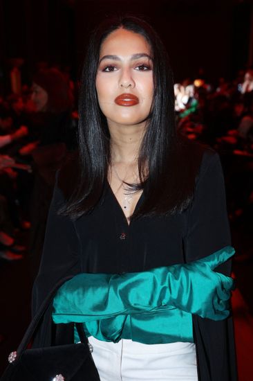 Manal Attending Georges Hobeika Front Row Editorial Stock Photo - Stock ...