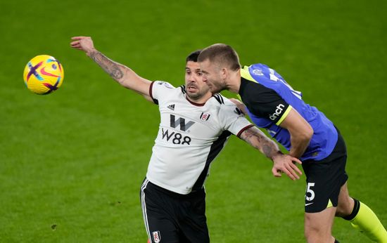 Eric Dyer Spurs Beats Aleksandar Mitrovic Editorial Stock Photo - Stock ...