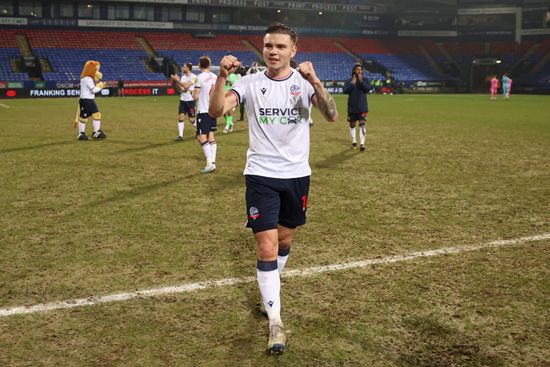 Aaron Morley Bolton Wanderers Celebrates Full Editorial Stock Photo ...