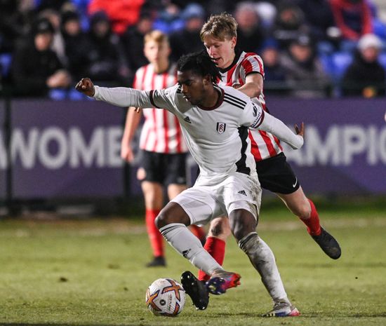 Delano Mccoy Splatt Fulham U18s Editorial Stock Photo - Stock Image ...