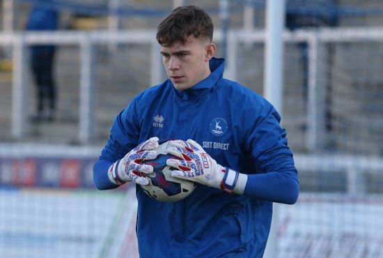 Hartlepool United Goalkeeper Patrick Boyes During Editorial Stock Photo ...