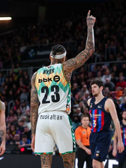 Michale Kyser Surne Bilbao Basket During Editorial Stock Photo - Stock ...