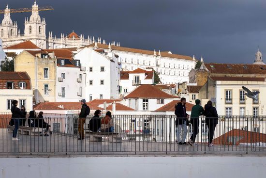 Several People Seen Touring Viewpoint Located Editorial Stock Photo ...