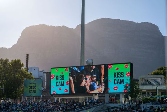 Kiss Cam On Big Screen Editorial Stock Photo - Stock Image | Shutterstock