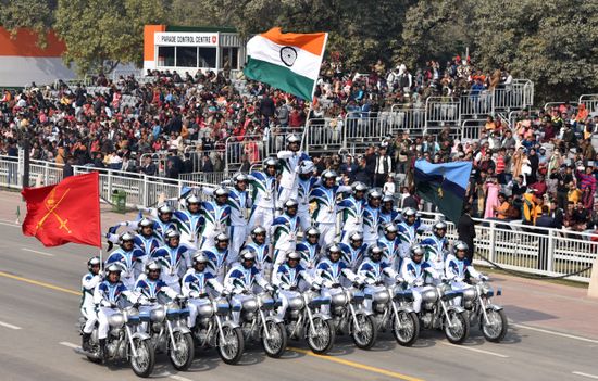 Indian Army Dare Devils Perform During Editorial Stock Photo - Stock ...