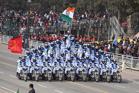 Indian Army Dare Devils Perform During Editorial Stock Photo - Stock ...