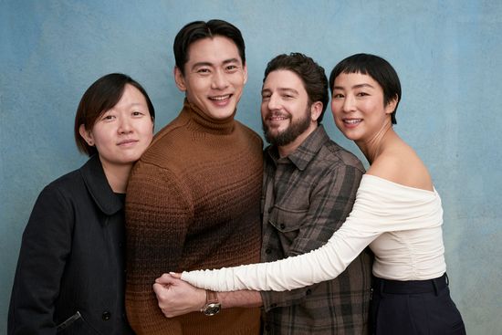 Celine Strong Teo Yoo John Magaro Editorial Stock Photo - Stock Image ...
