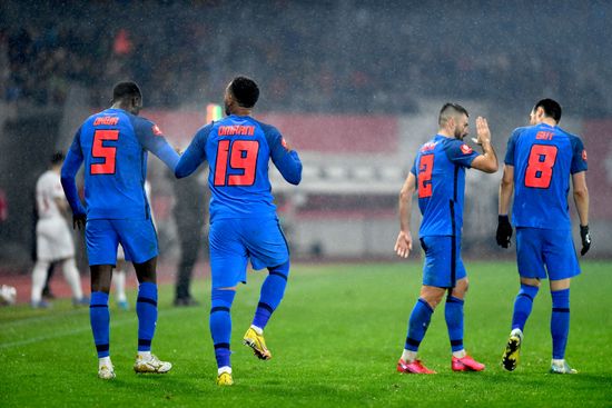 Players Fcsb Celebrating After They Scored Editorial Stock Photo ...