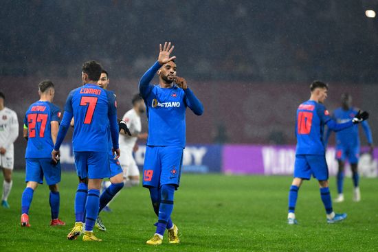Players Fcsb Celebrating After They Scored Editorial Stock Photo ...