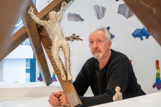 David Mach Ra Poses Golgotha Maquette Editorial Stock Photo - Stock ...