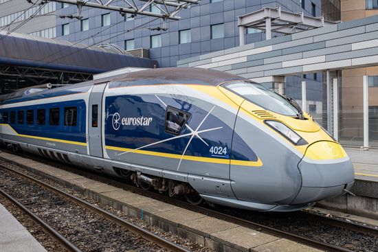 Illustration Picture Shows Rebranded Eurostar Vehicle Editorial Stock ...