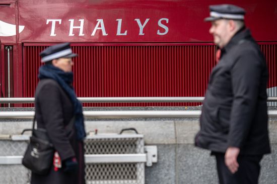 Illustration Picture Shows Thalys Logo On Editorial Stock Photo - Stock ...