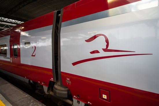 Illustration Picture Shows Thalys Logo On Editorial Stock Photo - Stock ...