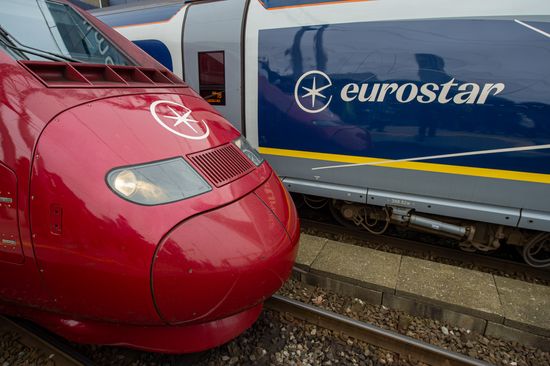 Illustration Picture Shows Rebranded Eurostar Vehicle Editorial Stock ...