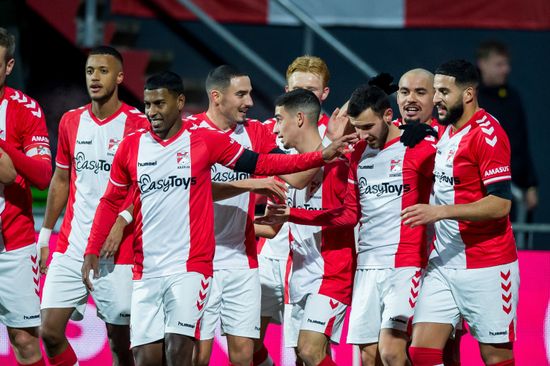 Emmen Players Fc Emmen Celebrate 10 Editorial Stock Photo - Stock Image ...