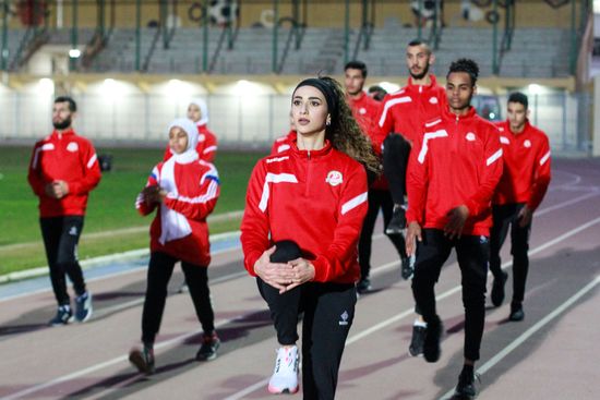 Palestinian Athletes West Bank Train Yarmouk Editorial Stock Photo ...