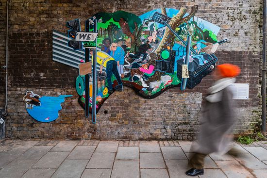 Flo Brooks Unveils His New Largescale Editorial Stock Photo - Stock ...