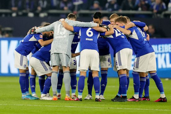 Schalke Players Prior German Bundesliga Soccer Editorial Stock Photo ...