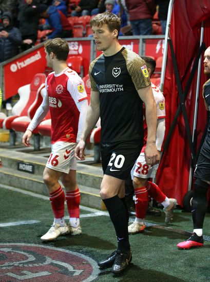 Portsmouth Defender Sean Raggett 20 Walks Editorial Stock Photo - Stock ...