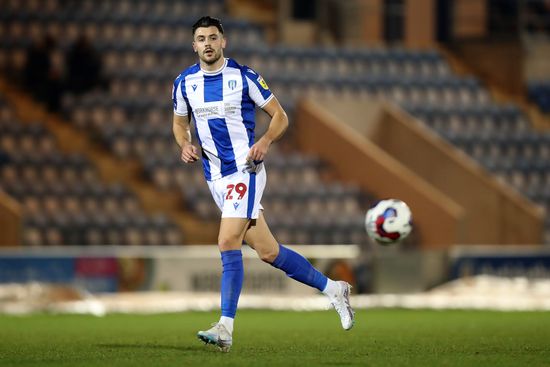 Connor Hall Colchester United During Colchester Editorial Stock Photo ...