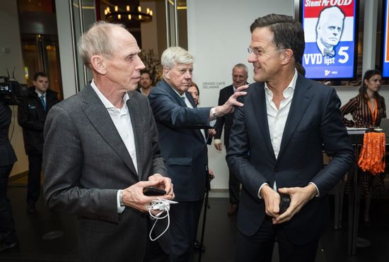 Amsterdam Mark Rutte Ivo Opstelten During Editorial Stock Photo - Stock ...