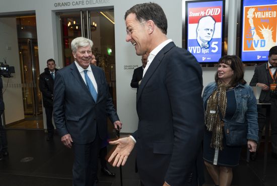 Amsterdam Mark Rutte Ivo Opstelten During Editorial Stock Photo - Stock ...