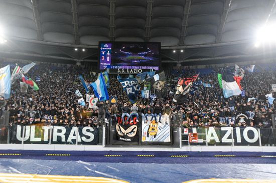 Ss Lazio Fans During Italian Football Editorial Stock Photo - Stock ...