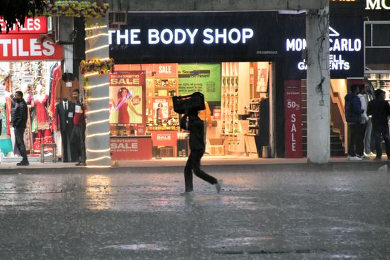 Man Covers His Head Crate He Editorial Stock Photo - Stock Image ...