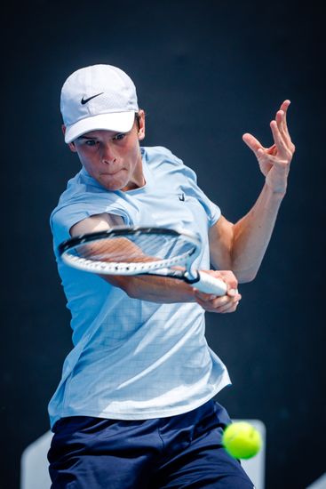 Alexander Blockx Pictured Action Tennis Match Editorial Stock Photo ...