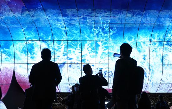 Lg Exhibition Hall Ces 2023 Las Editorial Stock Photo - Stock Image ...