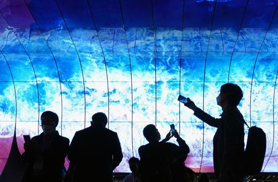 Lg Exhibition Hall Ces 2023 Las Editorial Stock Photo - Stock Image ...