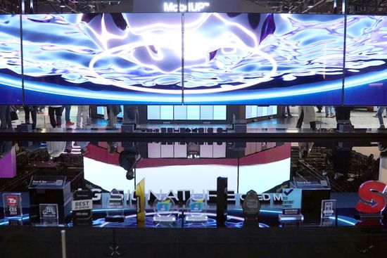 Lg Exhibition Hall Ces 2023 Las Editorial Stock Photo - Stock Image ...