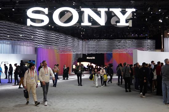 Sony Exhibition Hall Ces 2023 Las Editorial Stock Photo - Stock Image ...