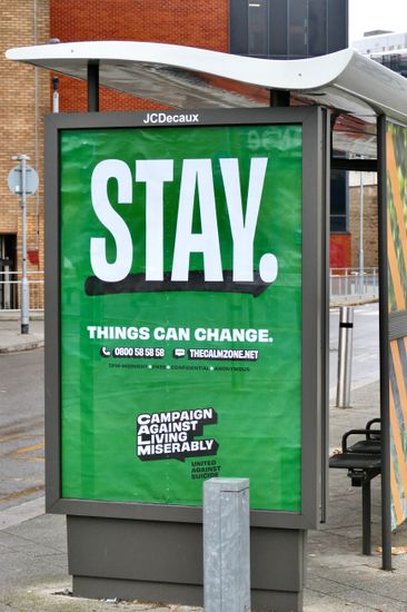 Poster On Station Bus Stop Campaign Editorial Stock Photo - Stock Image ...