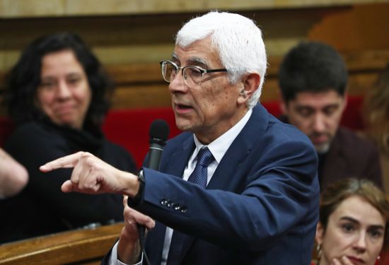 Manel Balcells Minister Health During Control Editorial Stock Photo ...