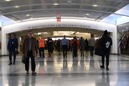 Passengers Walk Train Station During Opening Editorial Stock Photo ...